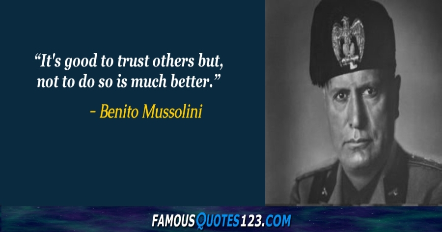 Mussolini Quotes Fascism | International Liberty